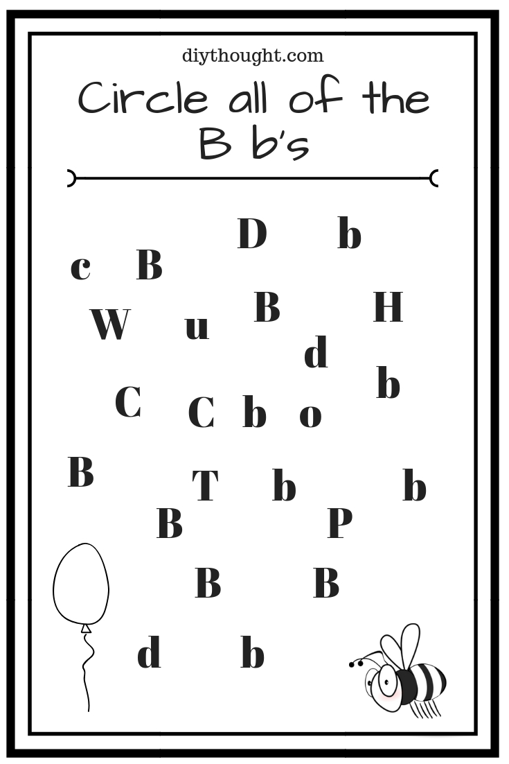 Letter B Worksheets For Prek AlphabetWorksheetsFree Letter B Worksheets For Prek AlphabetWorksheetsFree