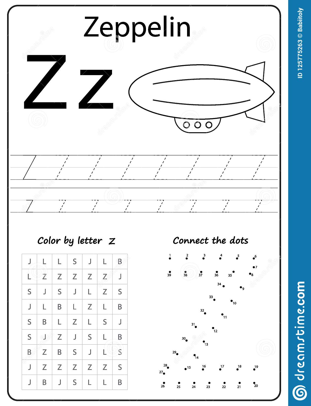 Letter Z Worksheets Free AlphabetWorksheetsFree