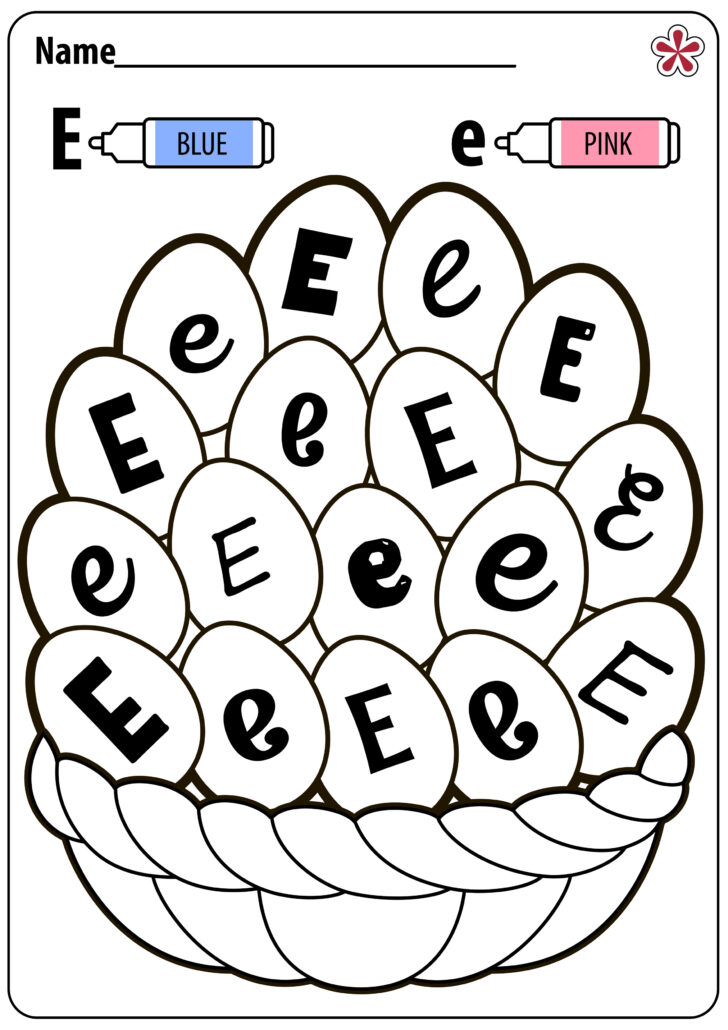 Letter E Worksheets For Toddlers AlphabetWorksheetsFree