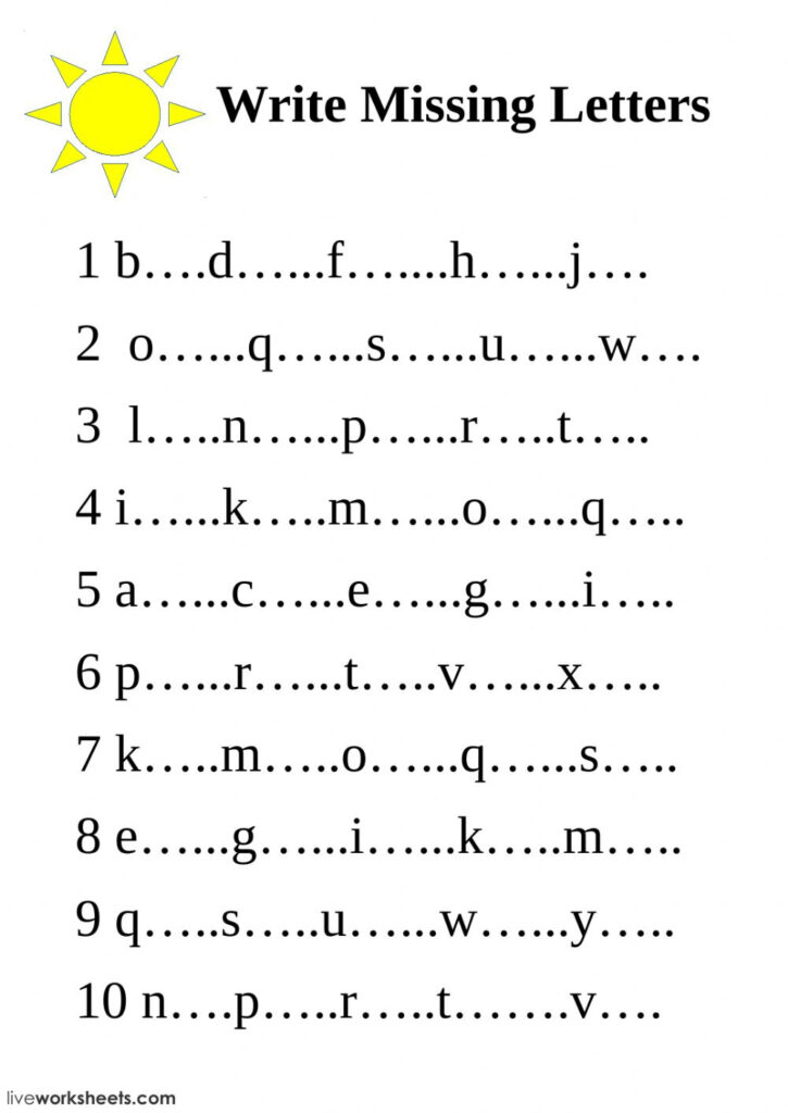 Letter Worksheets Year 1 AlphabetWorksheetsFree