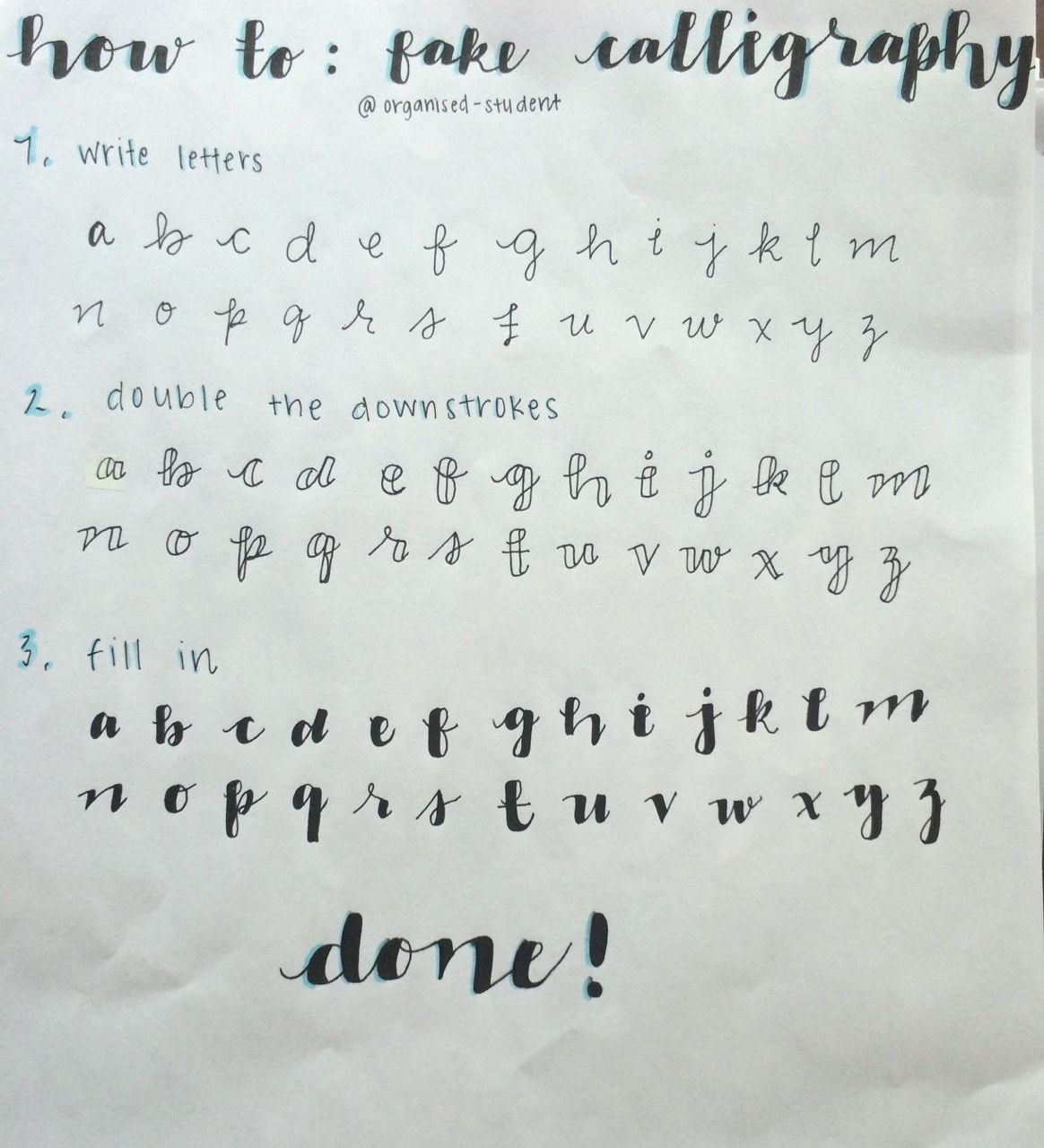 Cursive Alphabet Reference Sheet – AlphabetWorksheetsFree.com Cursive Alphabet Reference Sheet – AlphabetWorksheetsFree.com