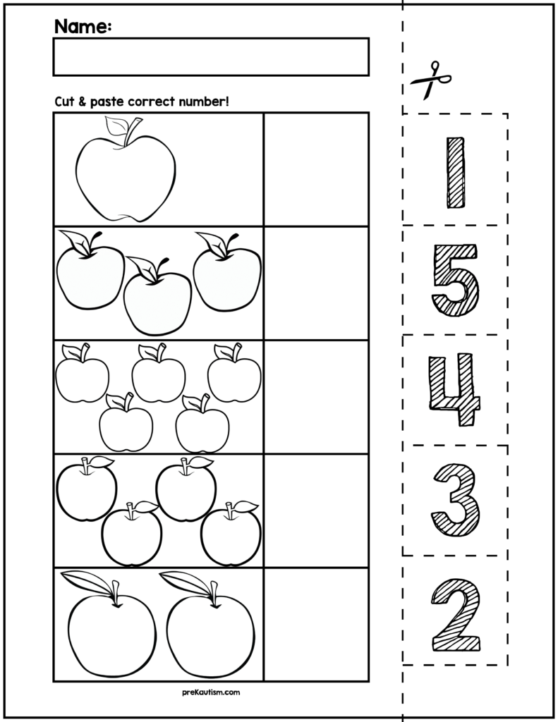 Apple Tracing Worksheets | AlphabetWorksheetsFree.com
