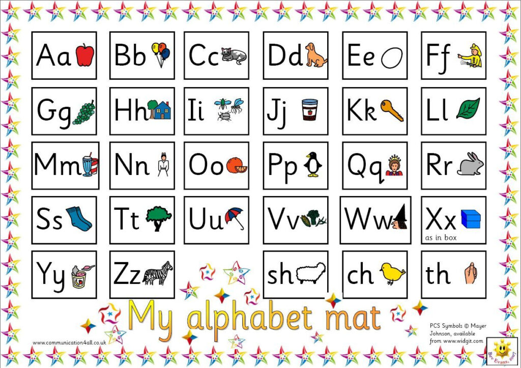 Cursive Alphabet Mat | AlphabetWorksheetsFree.com