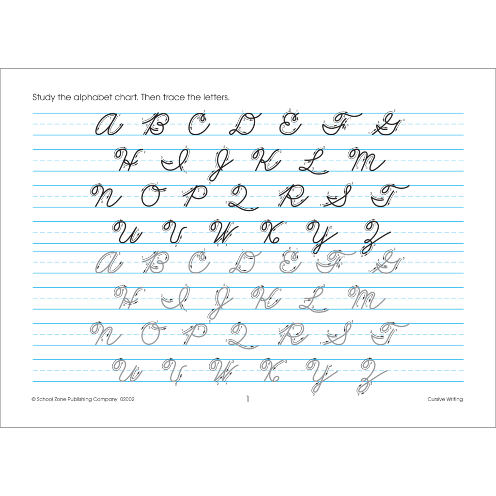 Cursive Alphabet Template AlphabetWorksheetsFree
