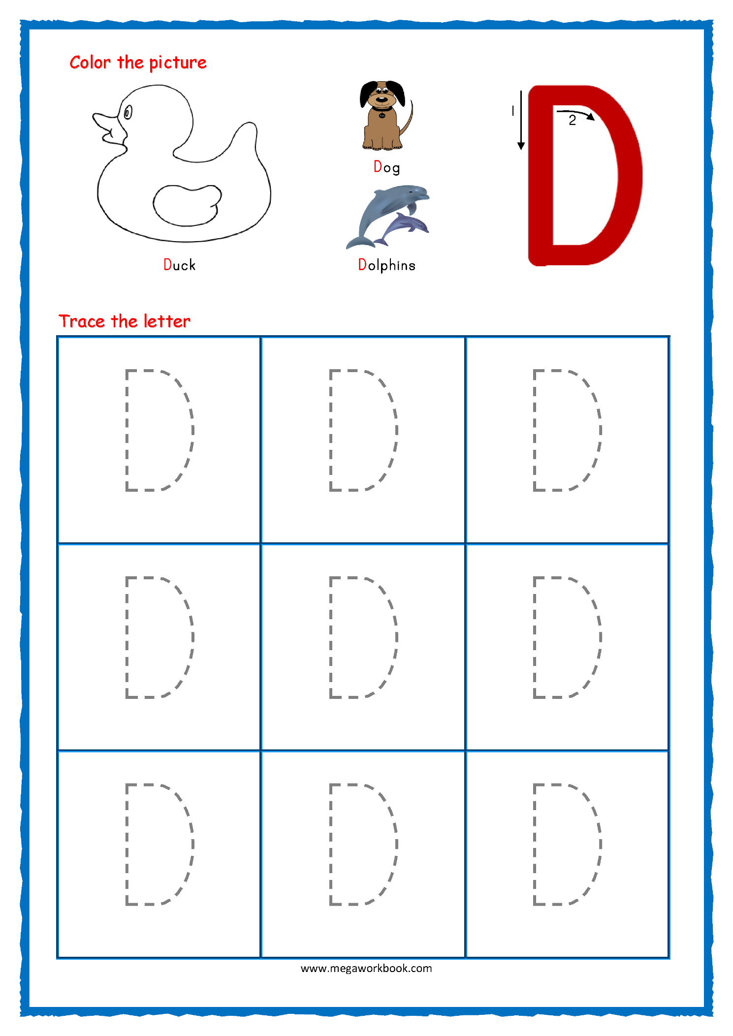 Letter D Tracing Worksheets Preschool AlphabetWorksheetsFree Letter D Tracing Worksheets Preschool AlphabetWorksheetsFree
