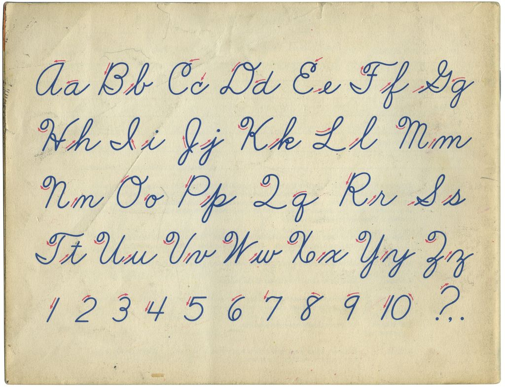 Cursive Writing Old School Cursive Writing Old School