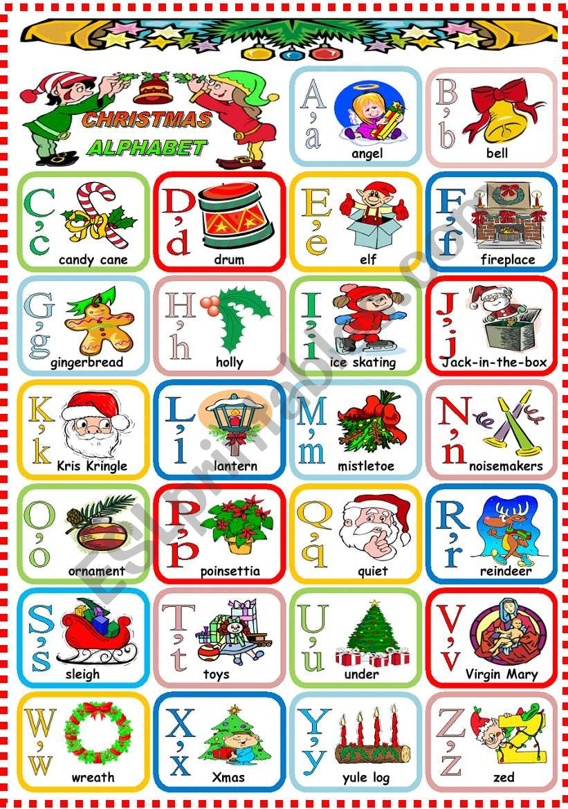 Christmas Alphabet Activities Worksheets AlphabetWorksheetsFree Christmas Alphabet Activities Worksheets AlphabetWorksheetsFree