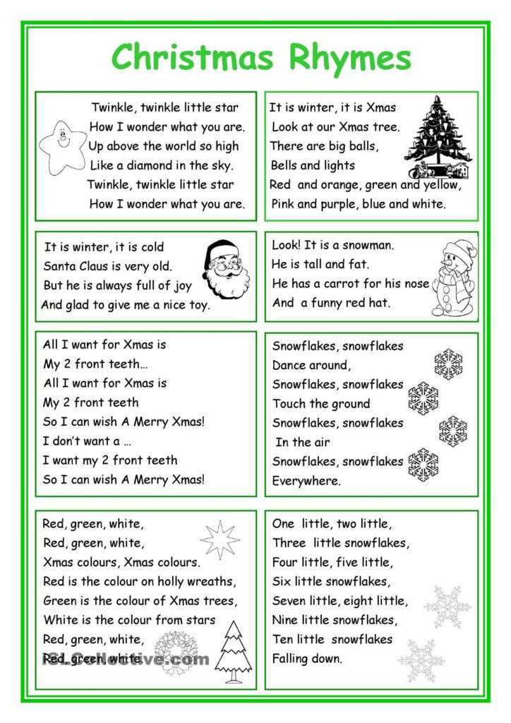 Free Christmas Worksheets For Elementary Students ...