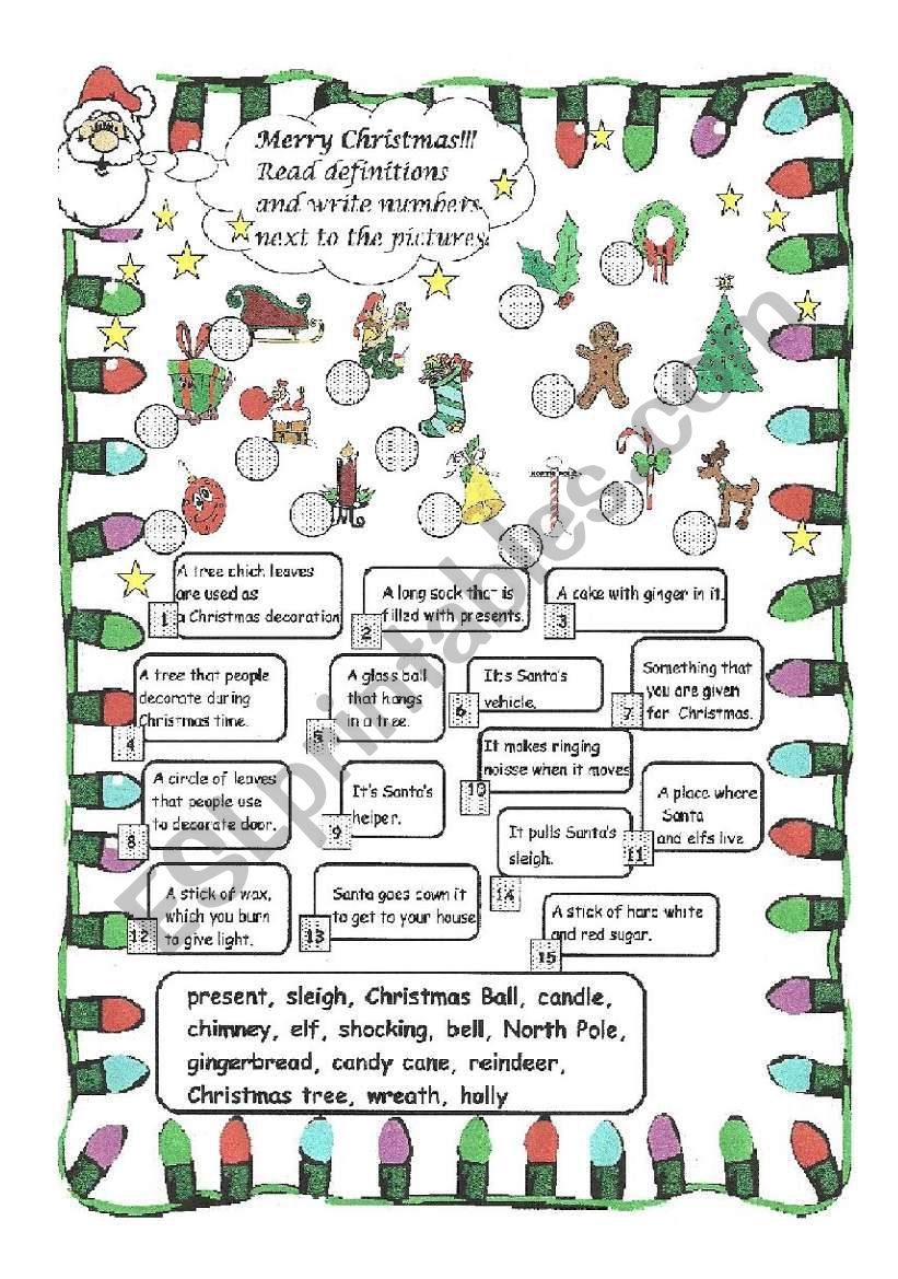 Christmas Riddles Worksheet – AlphabetWorksheetsFree.com Christmas Riddles Worksheet – AlphabetWorksheetsFree.com