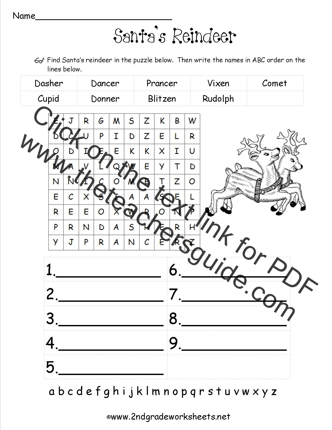 Second Grade Christmas Worksheets – AlphabetWorksheetsFree.com Second Grade Christmas Worksheets – AlphabetWorksheetsFree.com