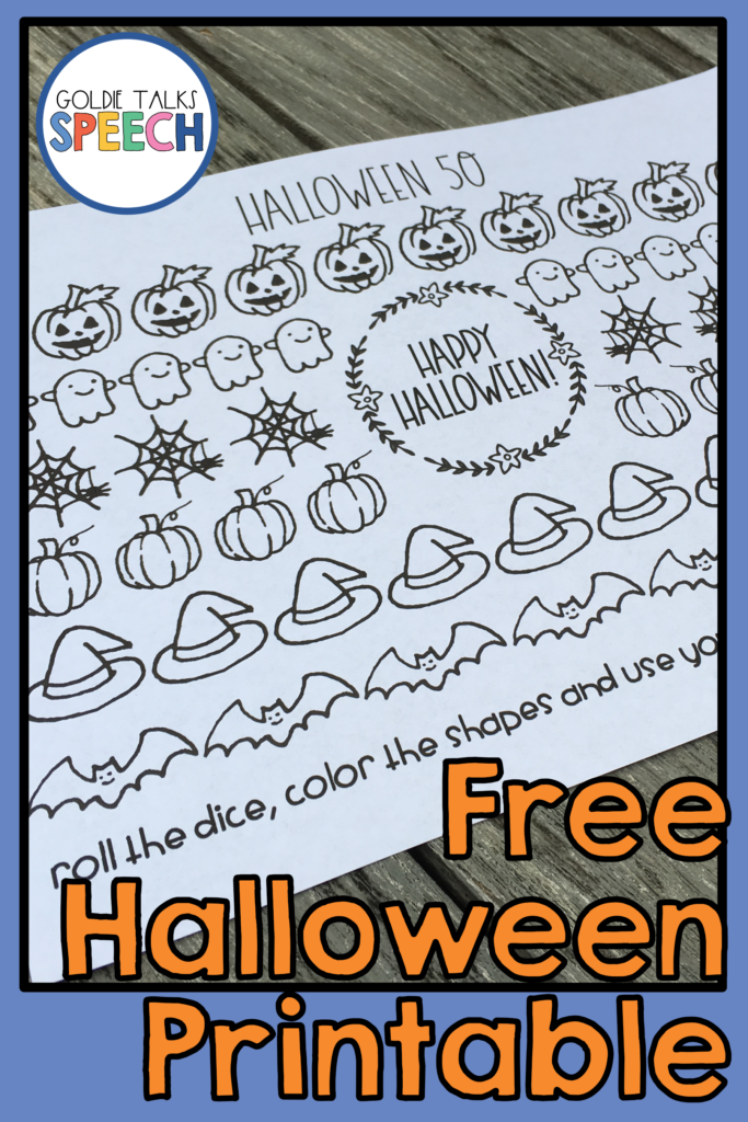 Halloween Speech Worksheets | AlphabetWorksheetsFree.com