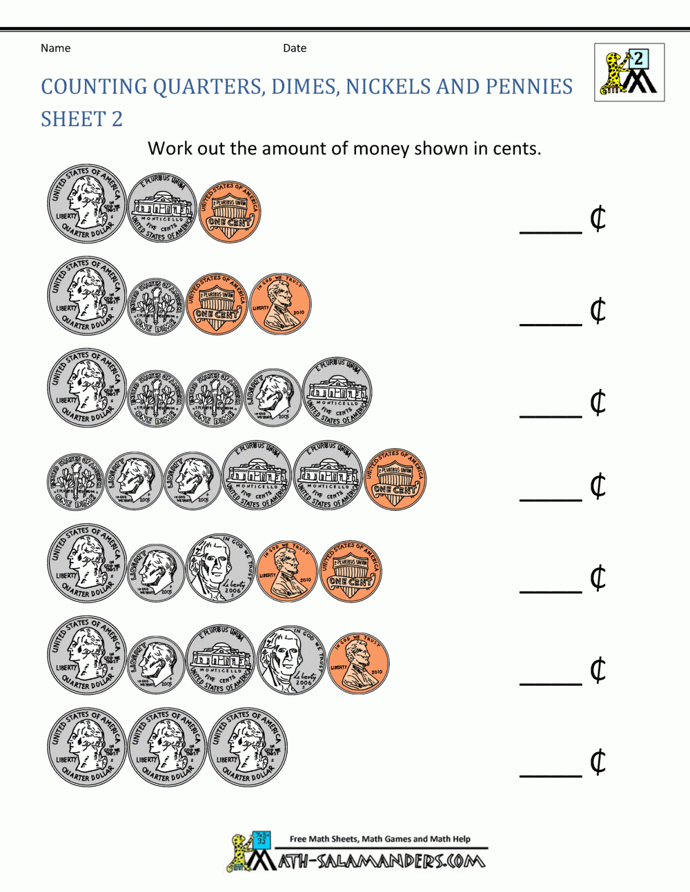 Christmas Money Worksheets 2nd Grade AlphabetWorksheetsFree