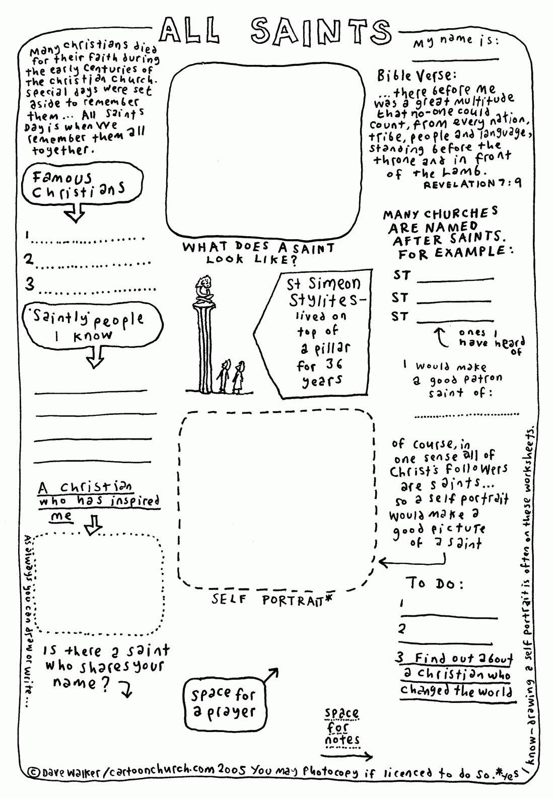 Free Printable Catholic Worksheets