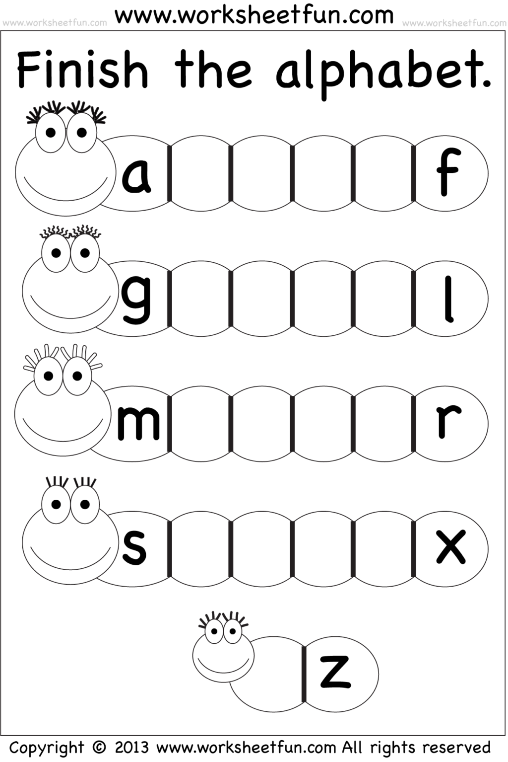 Pre K Alphabet Worksheets AlphabetWorksheetsFree