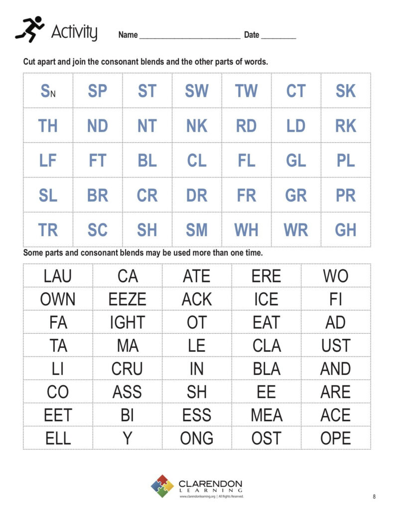 2 Letter Blends Worksheets | AlphabetWorksheetsFree.com