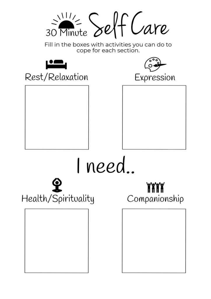 Free Self-esteem Worksheets Fill Your Emotional Cup With Self-care ...