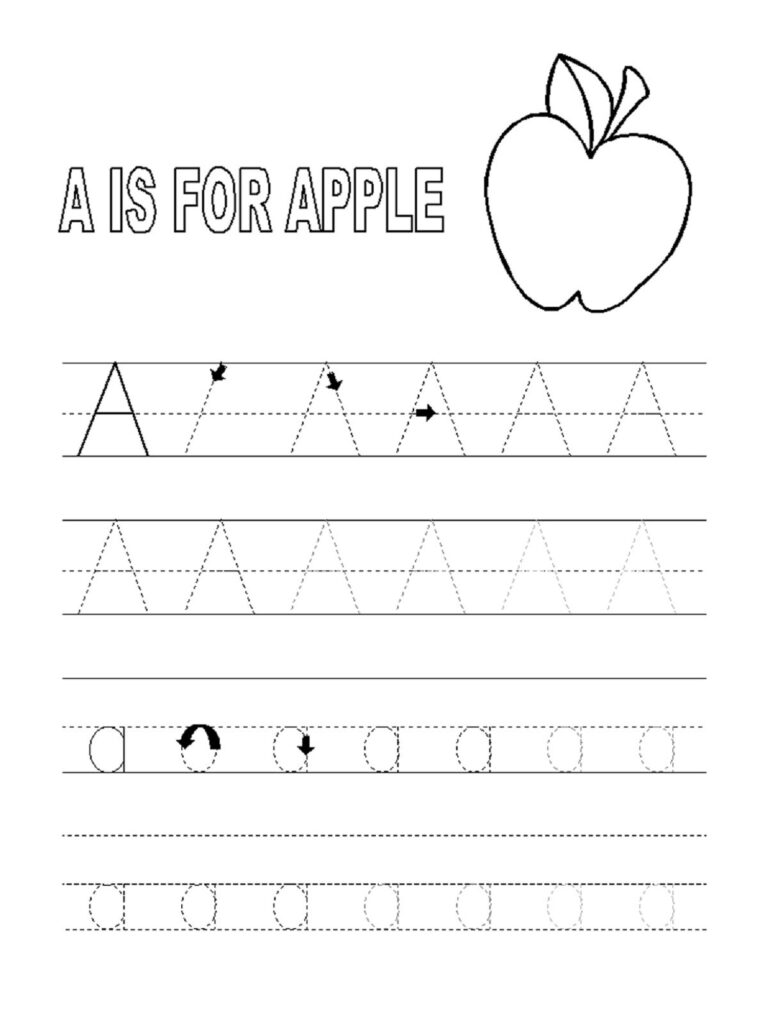 Age Appropriate Traceable Letters For 3 Year Olds