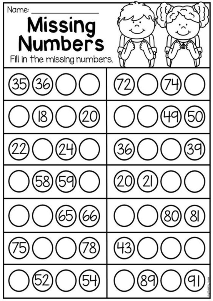 Kindergarten Missing Numbers Worksheets – AlphabetWorksheetsFree.com Kindergarten Missing Numbers Worksheets – AlphabetWorksheetsFree.com